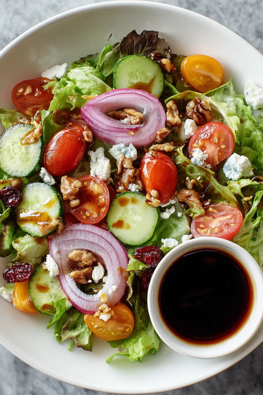 Spring Mix Salad with Balsamic Honey Dressing – FadedMix