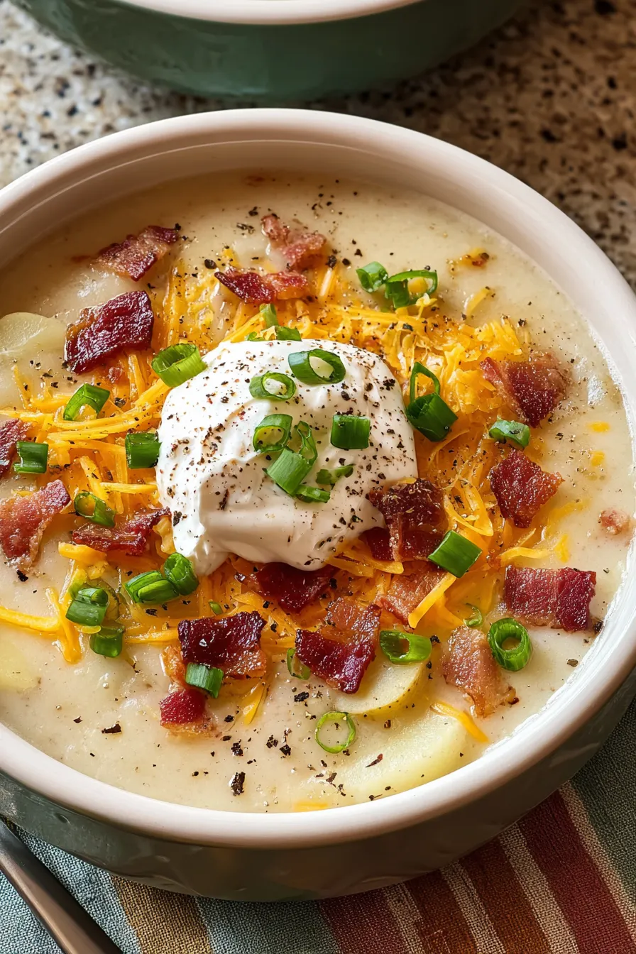Loaded Baked Potato Soup – FadedMix