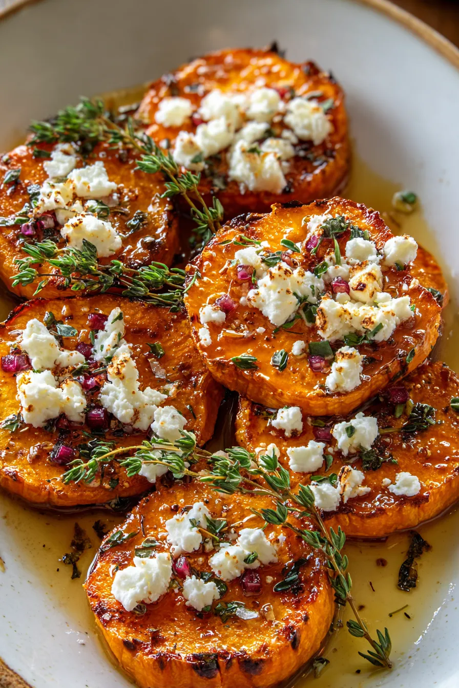 Honey Feta Sweet Potato Rounds – FadedMix
