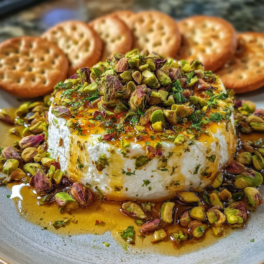 Boursin Appetizer with Pistachios and Honey – FadedMix