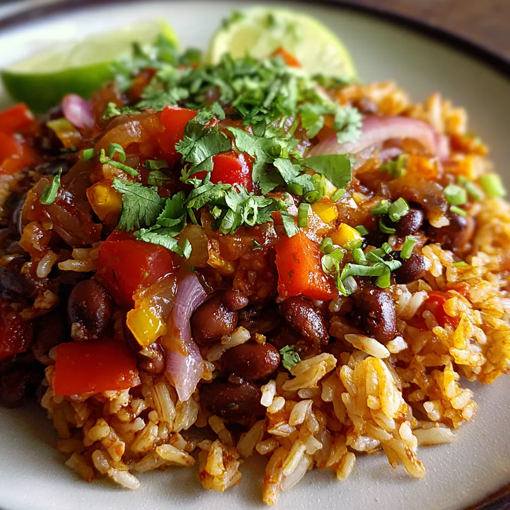 One-Pot Black Beans and Rice – FadedMix